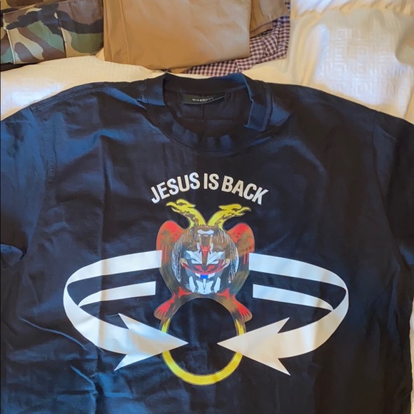 Givenchy | Shirts | Givenchy Jesus Is Back Tshirt Fw4 | Poshmark